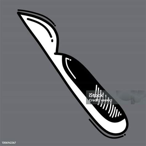 메스 낙서 벡터 아이콘입니다 그리기 스케치 일러스트레이션 손 그린 선 Eps10 건강관리와 의술에 대한 스톡 벡터 아트 및 기타 이미지 건강관리와 의술 그리기 금속