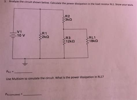 Solved 1 Analyze The Circuit Shown Below Use The Technique