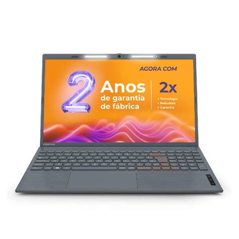 Notebook Positivo Intel Celeron Dual Core Vision C15 128GB Preto