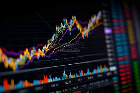 주식 시장 차트는 재무 데이터 및 추세 분석을 표시합니다