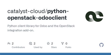 Github Catalyst Cloudpython Openstack Odooclient Python Client