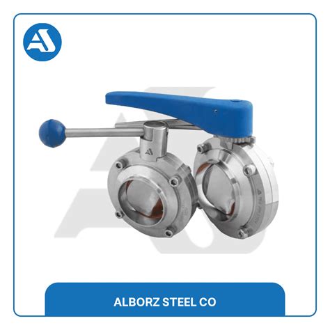 خرید و قیمت شیر پروانه ای صنایع غذایی البرز استیل