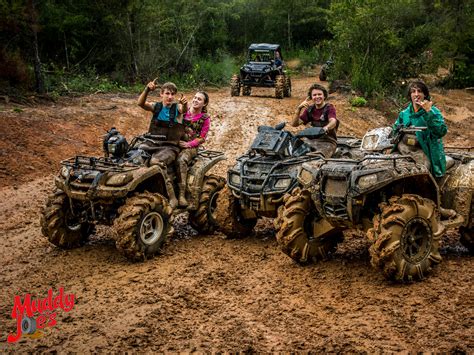 Four Wheeling Mud Puddle Splash