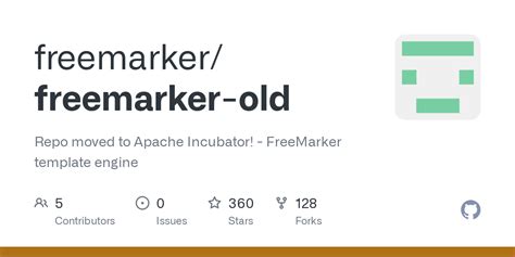Github Freemarkerfreemarker Old Repo Moved To Apache Incubator Freemarker Template Engine