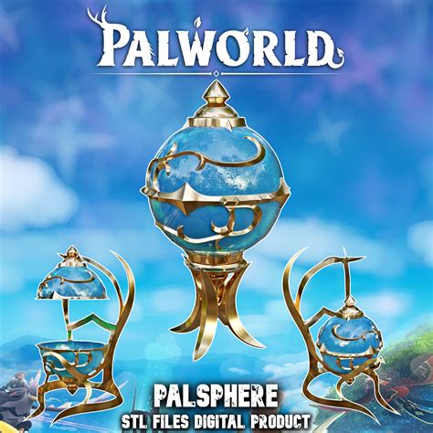 Archivo 3d Palsphere With Stands Cosplaydecoration Item Palworld 🐉