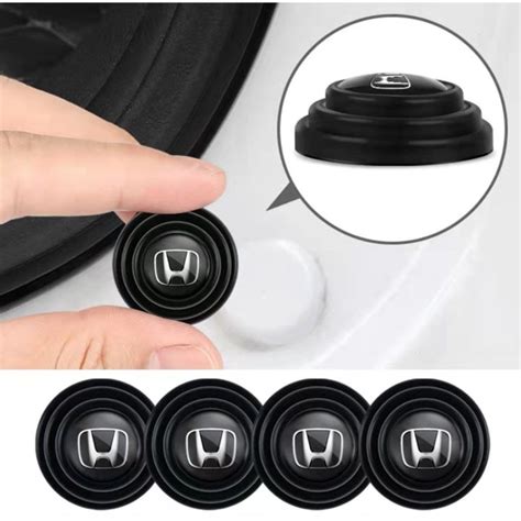 Kt 4pcsset Honda Car Door Shock Absorber Cushion Gasket Anti Collision Buffer Modified Sticker