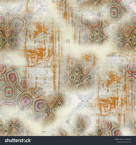 Ilustrasi Stok Seamless Abstract Textural Allover Design Printing 2132391957 Shutterstock