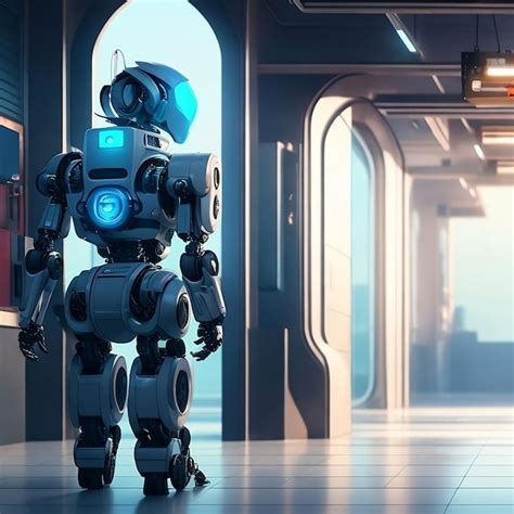 Premium Ai Image Cinematic Robot Improved Efficiency