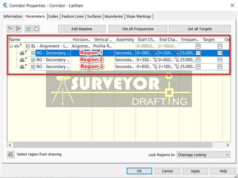 Cara Membagi Corridor Di Autocad Civil 3d Surveyor Drafting