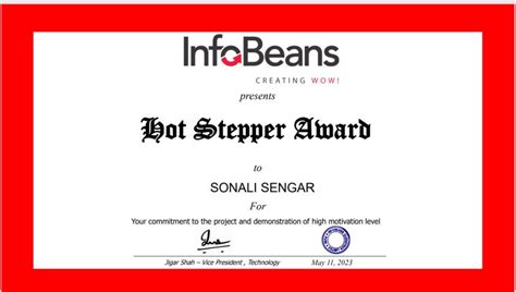 Sonali Sengar On Linkedin Hotstepperaward Blessed