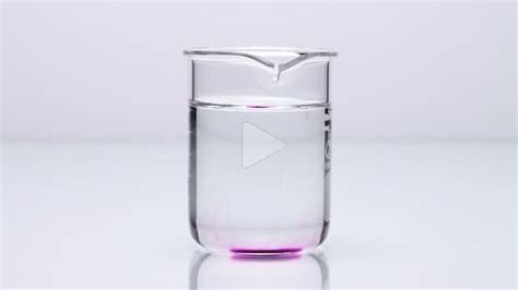 Diffusion Of Potassium Permanganate Stock Video Science Source Images