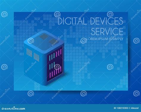 Server Network Technology Stock Vector Illustration Of Information 138210303