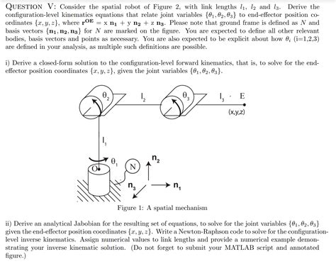 Solved Derive Configuration Level Forward And Inverse