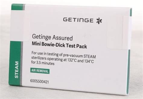 Getinge Assured Mini Bowie Dick Test Pack Getinge