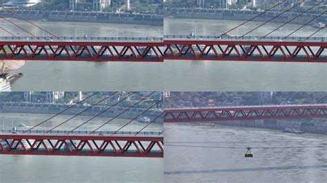 【大疆御3】重庆东水门长江大桥视频素材下载