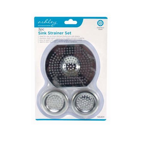 3pc Sink Strainer Set