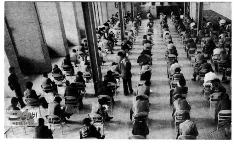 با حجاب و بی‌حجاب روی صندلی امتحان نهایی عکس و جزئیات اطلاعات آنلاین