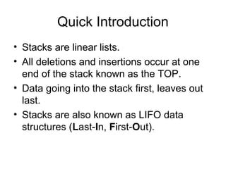 Stack Application PPT