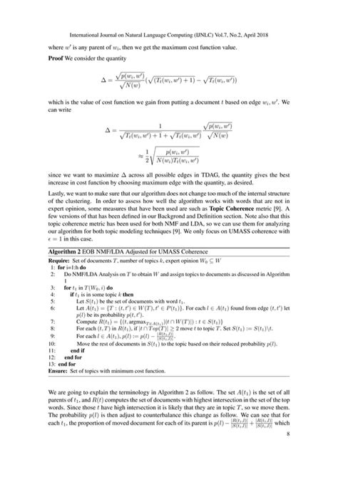 Expert Opinion And Coherence Based Topic Modeling Pdf