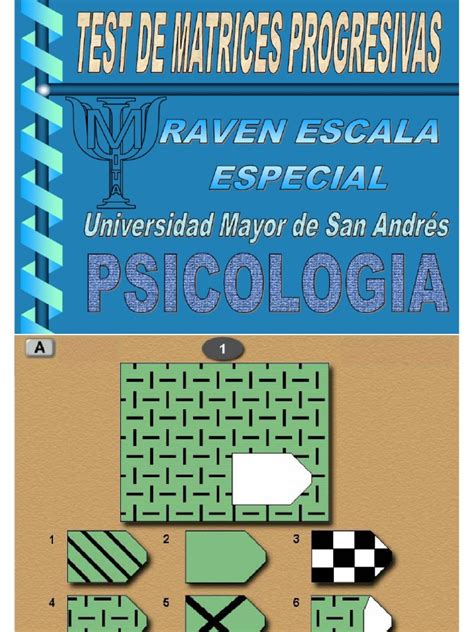 Dokumen Tips Test Raven Matrices Progresivas Color Pdf