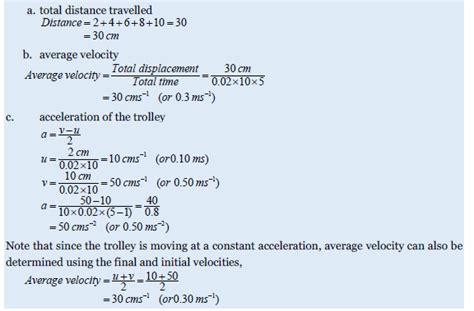 Using A Ticker Timer That Vibrates At A Frequency Of 50 Hz A Student