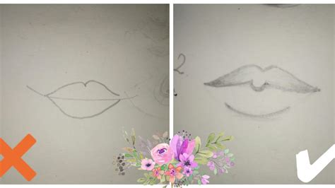 Как нарисовать мультяшные губы Часть 2 Youtube