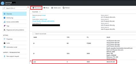 Use Azure Dns For External Vps Stack Overflow