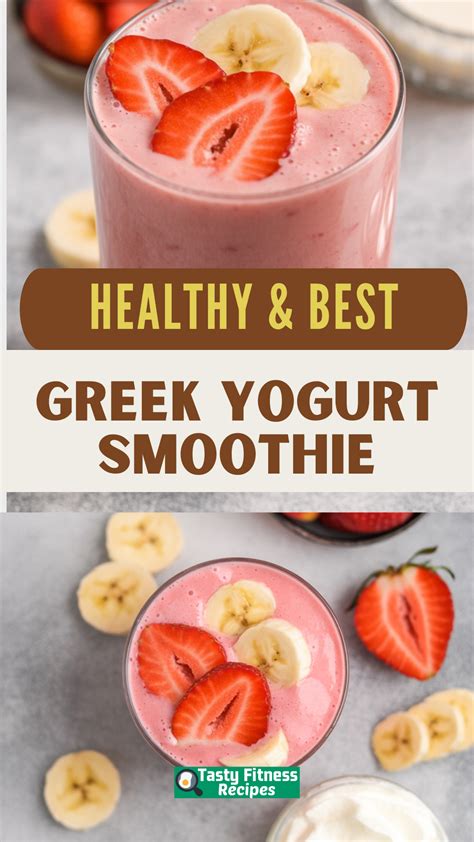 Greek Yogurt Smoothie Creamy Smoothies Made With Yogurt For Healthy