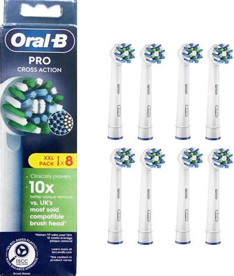 Oral B Pro 3d White Electric Toothbrush Head X Shaped