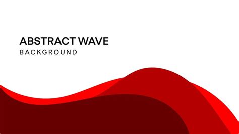Premium Vector Abstract Red Waves A Dynamic Background Featuring Smooth Flowing Red Waves