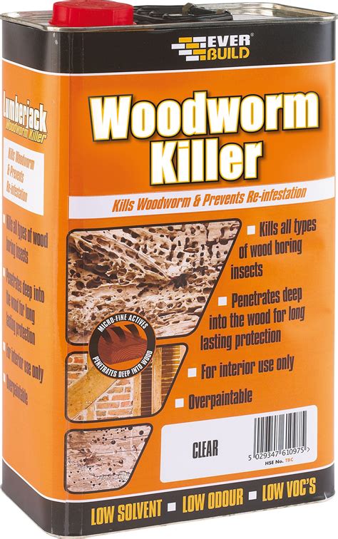 Sikaeverbuild Woodworm Killer 5l Clear Evbljworm05