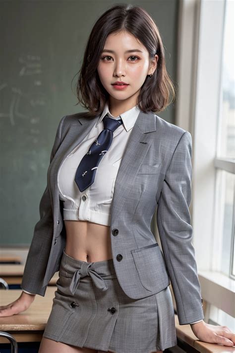 스쿨룩이 작은 ai여자