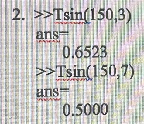 Solved I 2 The Function Sin X Can Be Written As Taylors