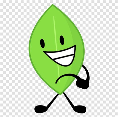 Bfb Leafy Intro Pose Bfdi Assets By Smiley Green Recycling Symbol