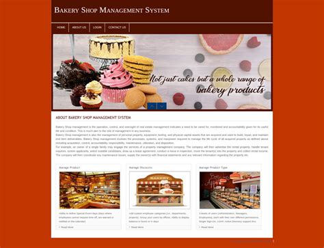 bakery shop management system using php and mysql