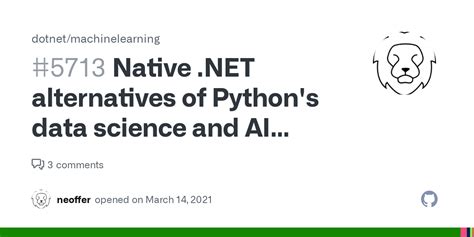 Native Net Alternatives Of Pythons Data Science And Ai Libraries