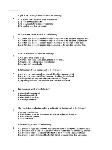 Data Mining Mcqs Pdf Machine Learning Data Mining