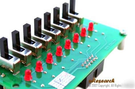 8 swled microcontroller interface basic stamp pic