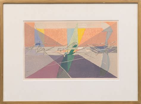 Jacques Villon Färglitografi Sigerad Bukowskis