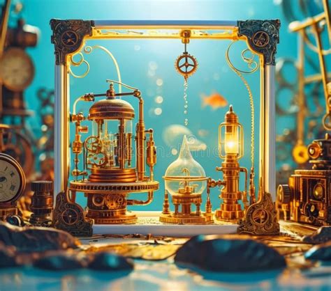 Clock With Inside And Stock Illustration Illustration Of Industrial