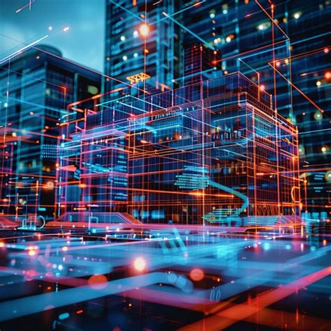 Free Digital Cityscape Visualization Image Download At Stockcake