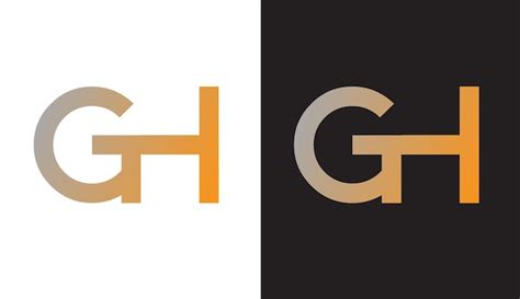 Premium Vector Initial Letter Gh Logo Design Creative Modern Symbol Icon Monogram