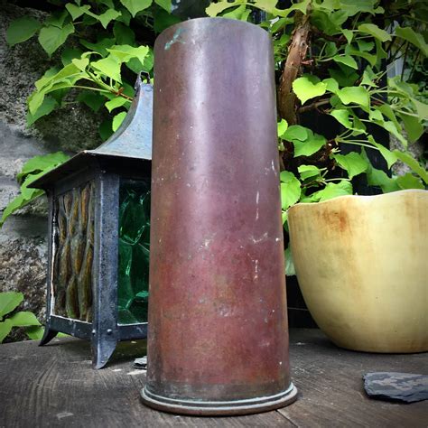 Military Brass Artillery Shell Strichen Antiques