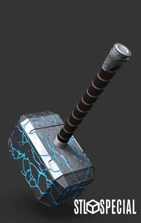 Broken Mjolnir 3d Print Stl Files Stlspecial Broken Mjolnir 3d Print Stl Files Stlspecial