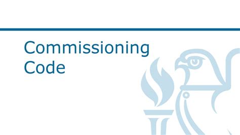 Commissioning Code M Ccm Commissioning Management