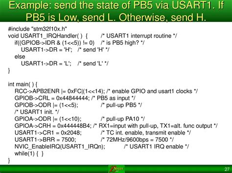 interrupt in stm32f10x arm sepehr naimi ppt download