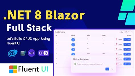 ASP NET Core Full Stack BLAZOR Using FLUENT UI Full Course YouTube