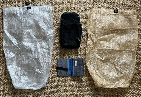 Zpacks Stuff Sacks Hyperlite Shoulder Pocket And Dcf Wallet Bundle Backpacking Light