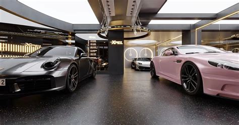 Car Showroom Led Stretch Ceiling Lucretia Lighting