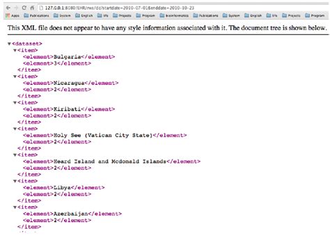 The Retrieved Data In Xml Format Corresponding To The Query In Download Scientific Diagram